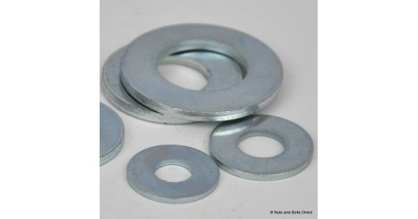 M24 Form C Washer, Metric, Steel, Zinc Plate